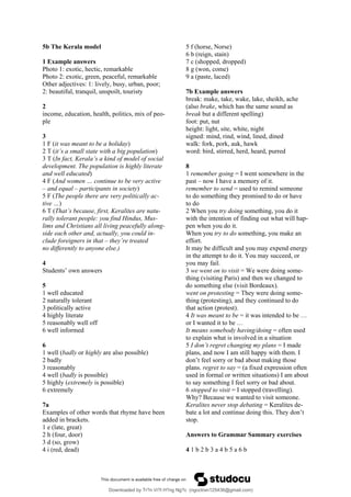 dap an sach tieng anh anh van life a2-b1 | PDF