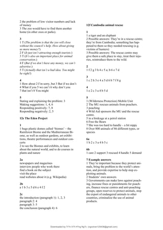 dap an sach tieng anh anh van life a2-b1 | PDF