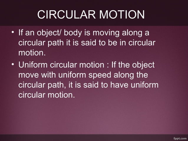 A2 circular motion-ang dis and ang-velocity | PPT