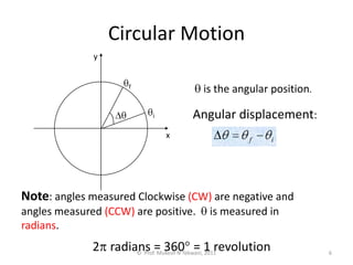 A2 circular motion-ang dis and ang-velocity | PDF