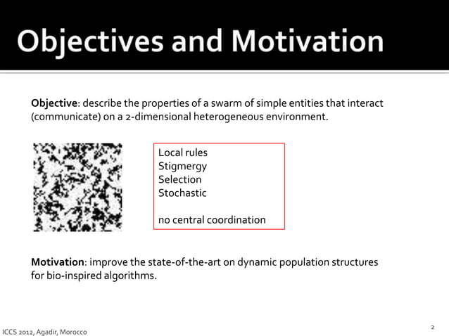 Towards A 2 Dimensional Self Organized Framework For Structured Population Based Metaheuristics