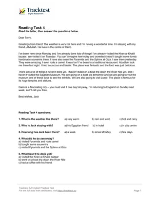 English-test-with-answers english test for beginners | PDF