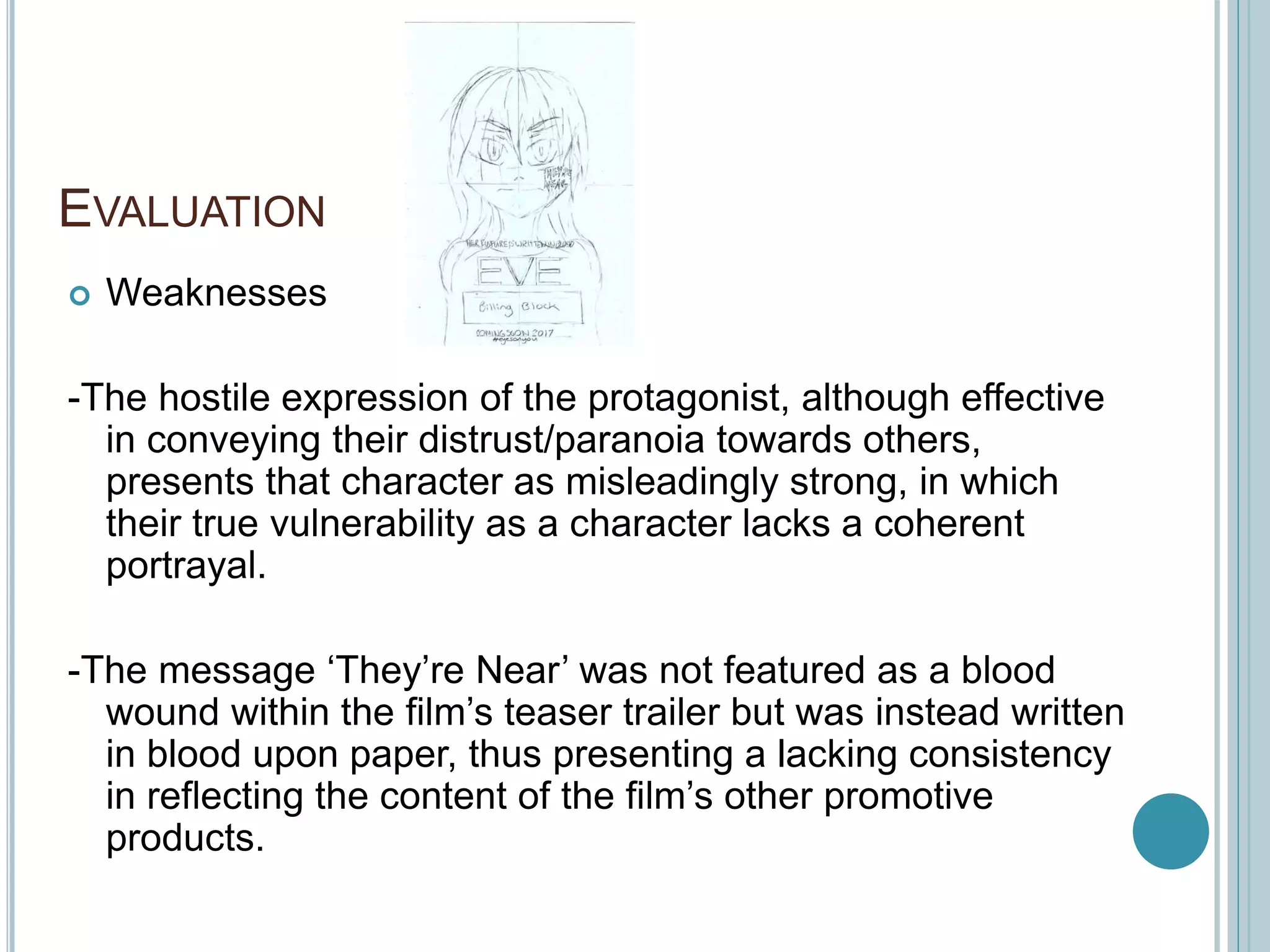 Film Poster Sketch Idea Evaluation | PPTX