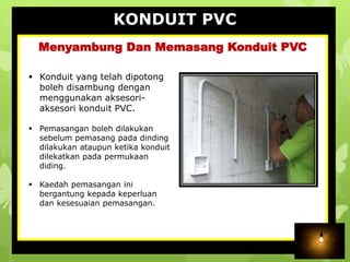 A2 PPT ASAS PEMASANGAN KONDUIT PVC FASA TUNGGAL | PPTX