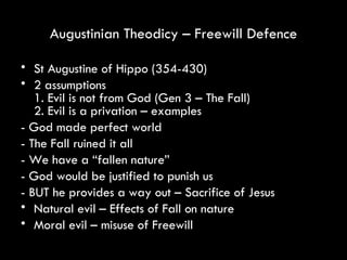 A2 The Problem Of Evil | PPT