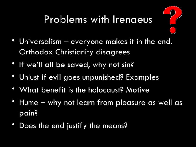 A2 The Problem Of Evil | PPT