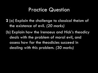 A2 The Problem Of Evil | PPT