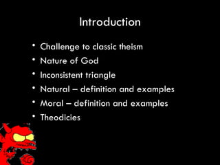 A2 The Problem Of Evil | PPT