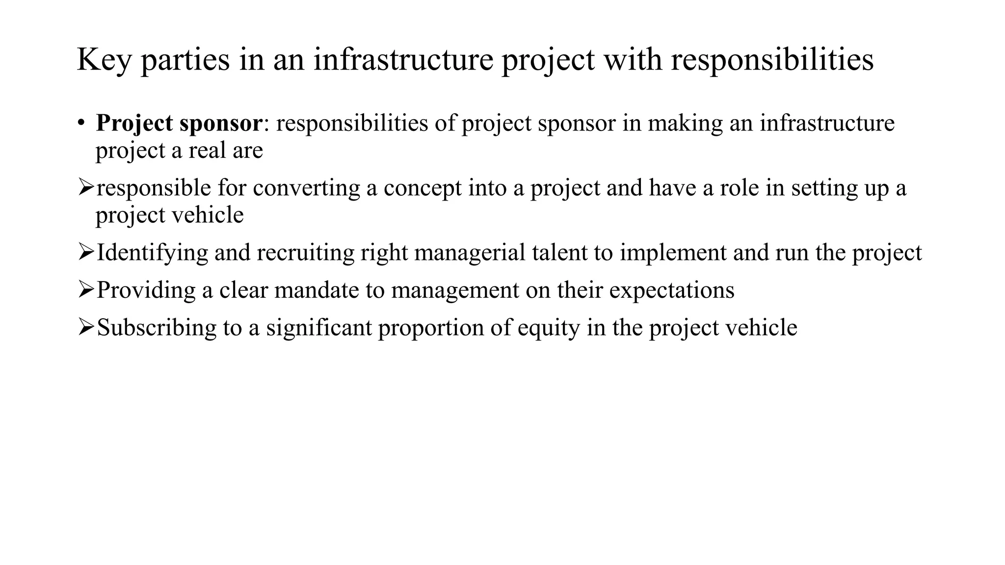 financing infrastructure projects | PPT