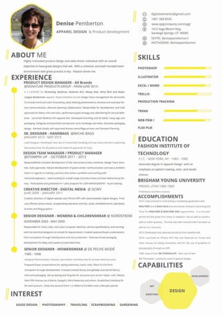 Denise Pemberton Resume2015 | PDF