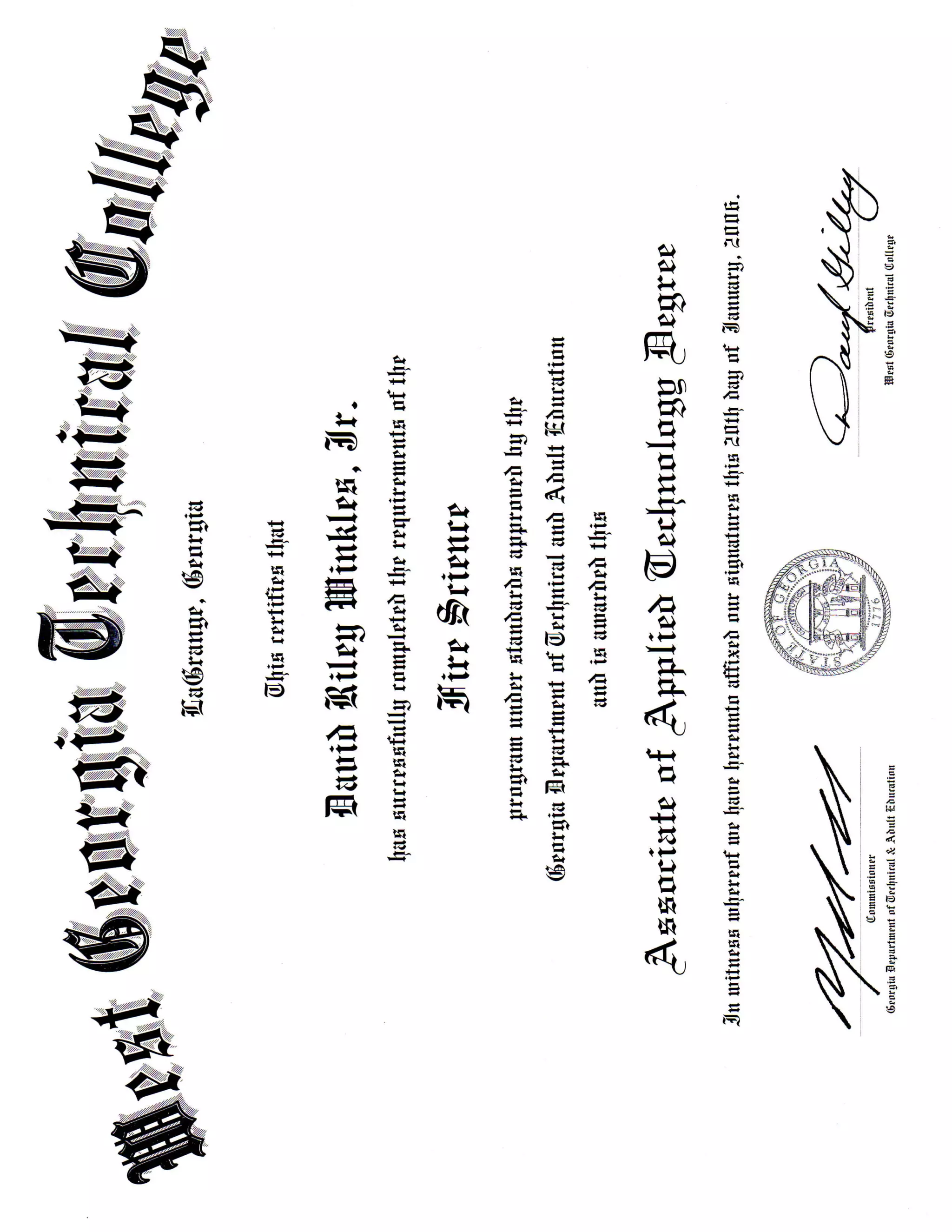 AA in Fire Science | PDF