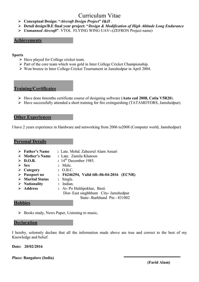 Farid Resume | PDF | Sales | Business