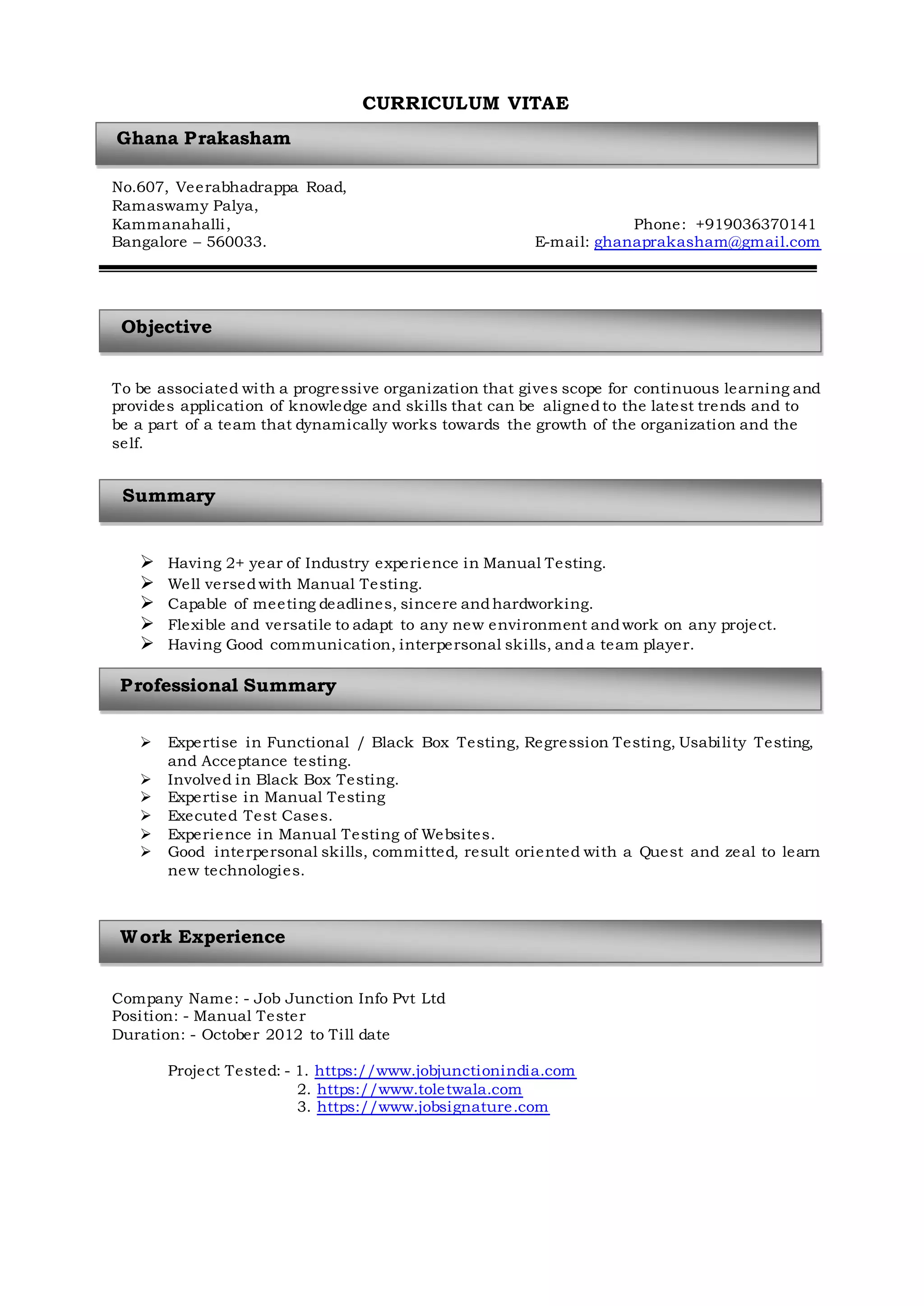 Curriculum vitae J gsp | DOCX