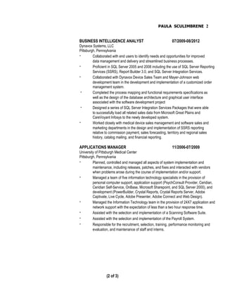 sculimbrenepresume_updated | PDF