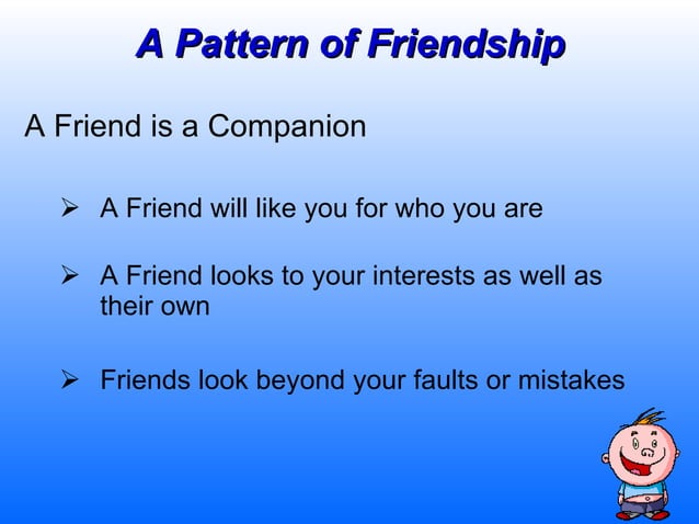A Pattern of Friendship | PPT