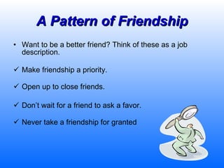 A Pattern of Friendship | PPT