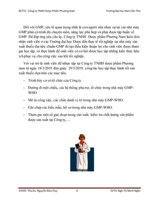 luận văn báo cáo thực tế công ty tnhh dược phẩm phương nam | DOC