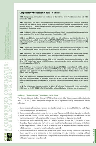 CAF Bill Policy brief 2015 | PDF