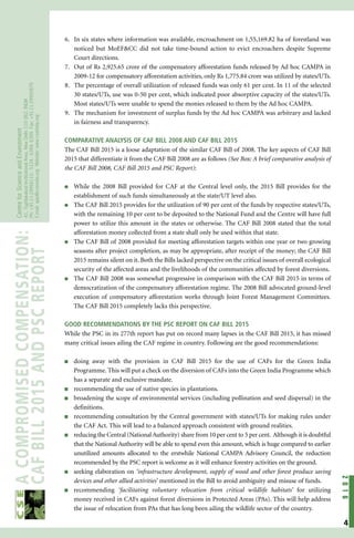 CAF Bill Policy brief 2015 | PDF