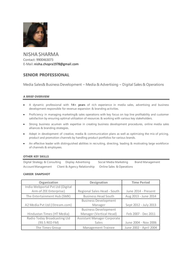 Nisha CV New | PDF