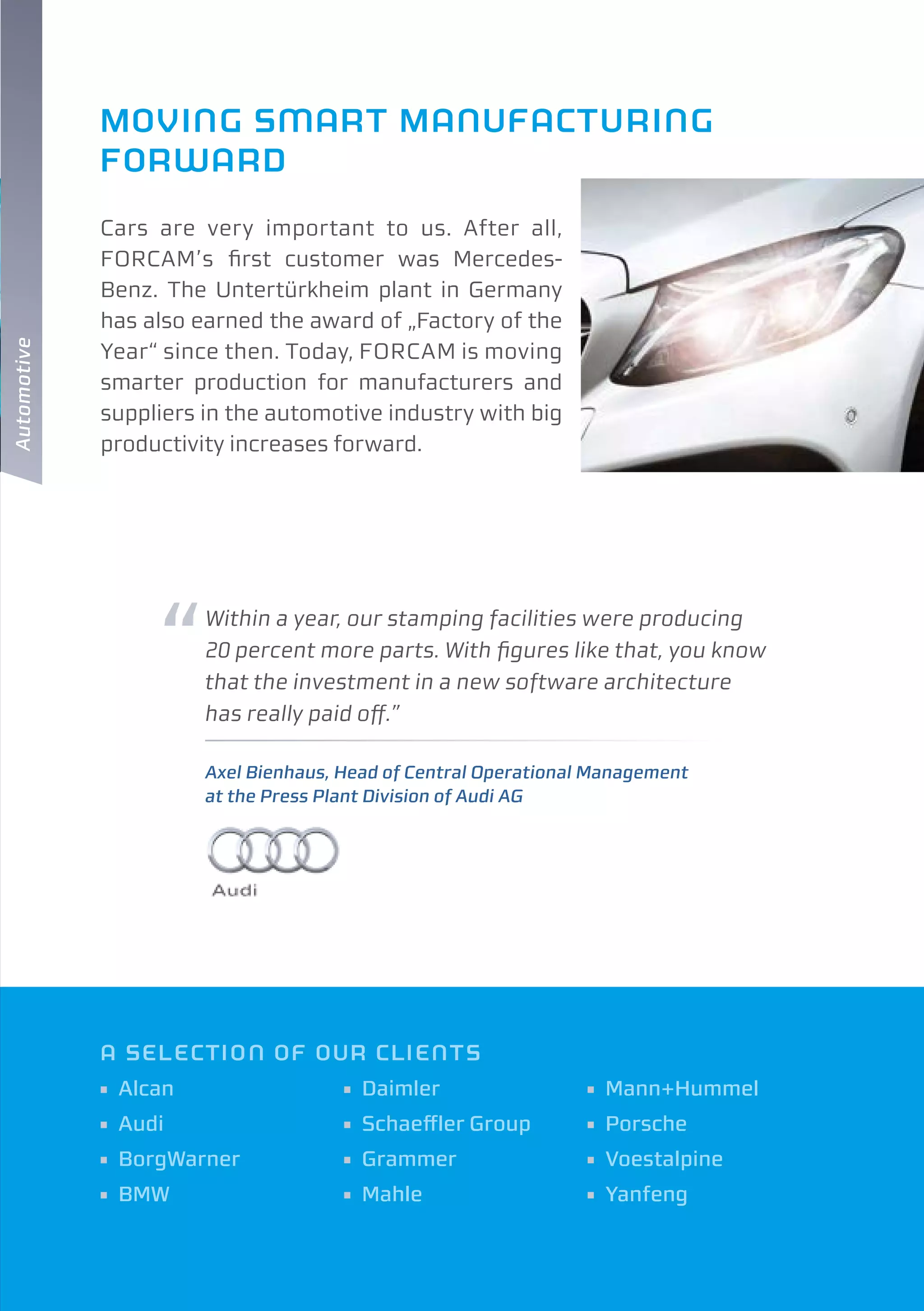 FORCAM Brochure 2016 -Discrete_Manufacturing_DIN-A5_EN_final | PDF