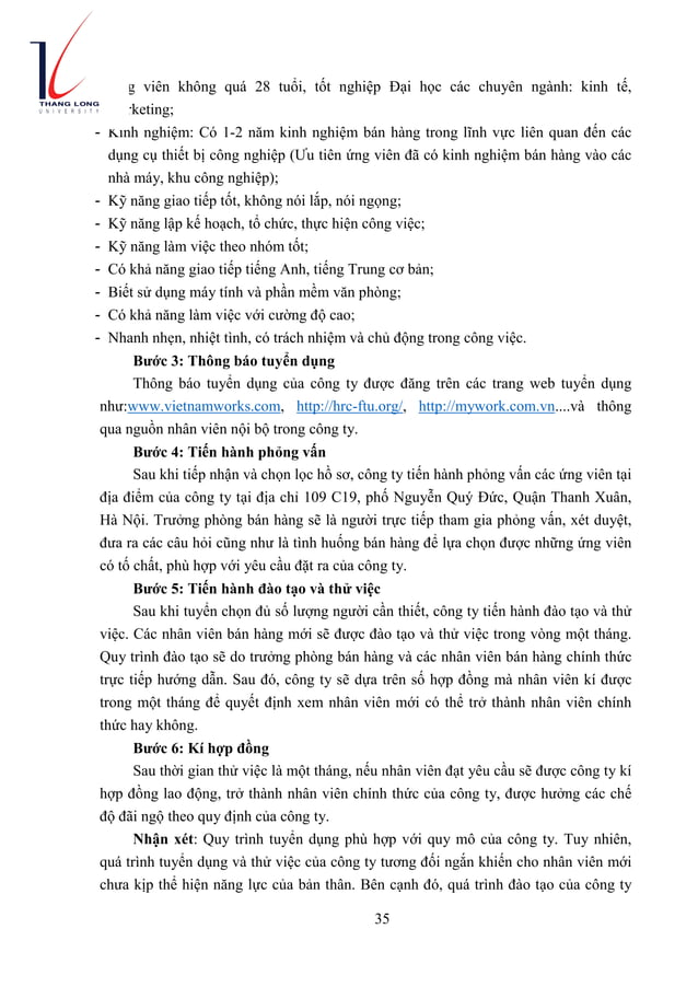 Đề tài: Giải pháp hoàn thiện hoạt động bán hàng công ty Hà Nghĩa, 9 ĐIỂM! | PDF