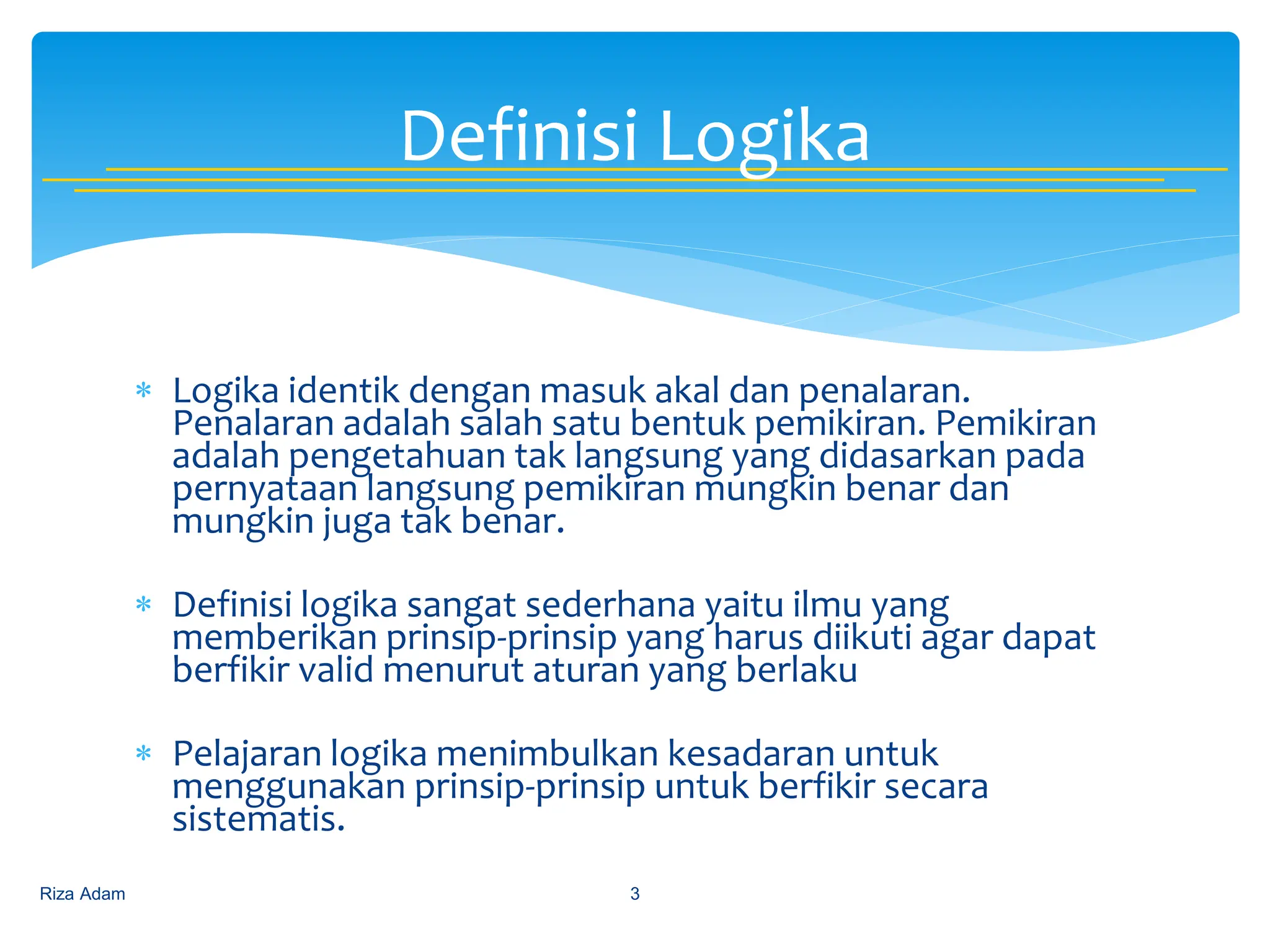 Logka dan Algoritma | PPT