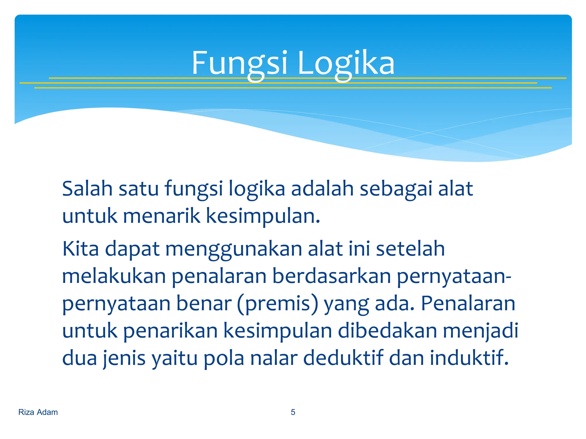 Logka dan Algoritma | PPT