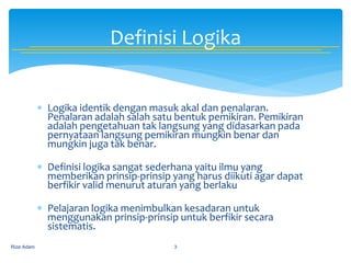 Logka dan Algoritma | PPT | Free Download