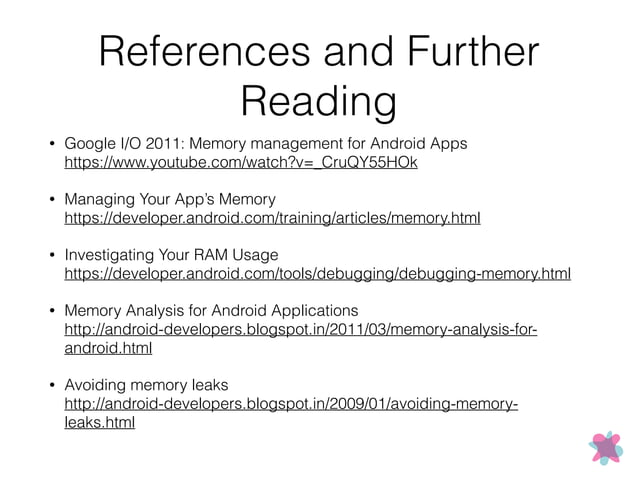 AndroidMemoryProfiling | PPT