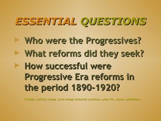 Progressive Era | PPT