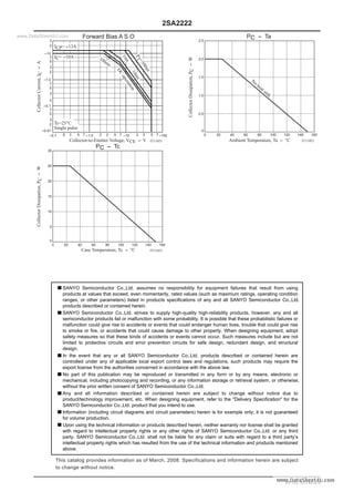 A2222 sanyo semicondevice | PDF