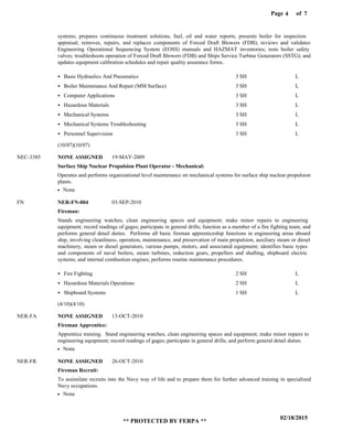 Military Training Summary Long Hand | PDF