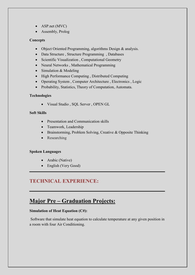 Heba CV | PDF