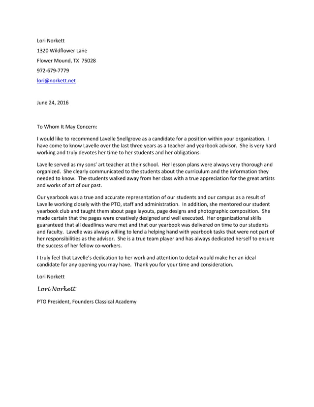 Snellgrove recommendation | PDF