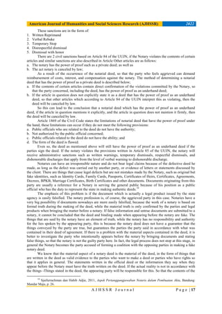 Notary Criminal Liability for Deeds MadeBased on Fake Letter | PDF