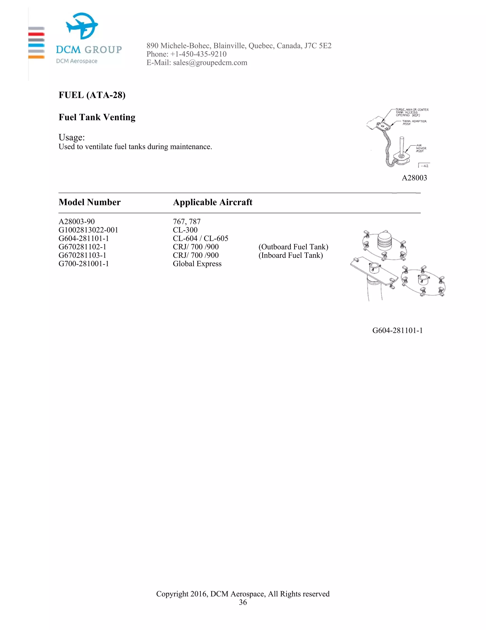 DCM Aerospace - Tooling & GSE Catalogue 2016 | PDF