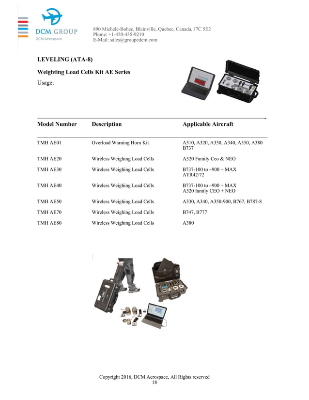 DCM Aerospace - Tooling & GSE Catalogue 2016 | PDF | Aviation Industry ...
