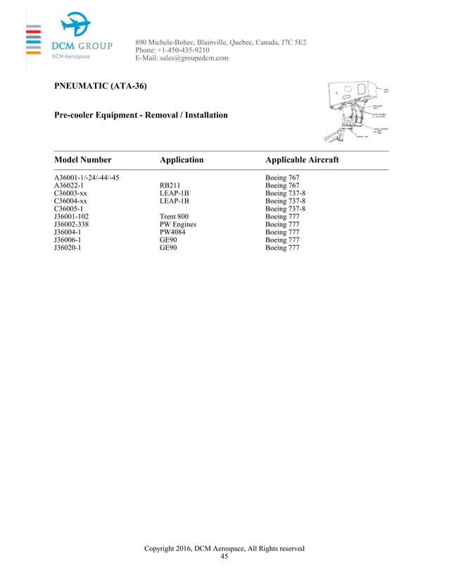 DCM Aerospace - Tooling & GSE Catalogue 2016 | PDF | Aviation Industry ...