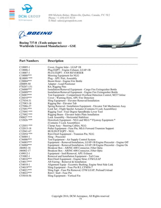 DCM Aerospace - Tooling & GSE Catalogue 2016 | PDF