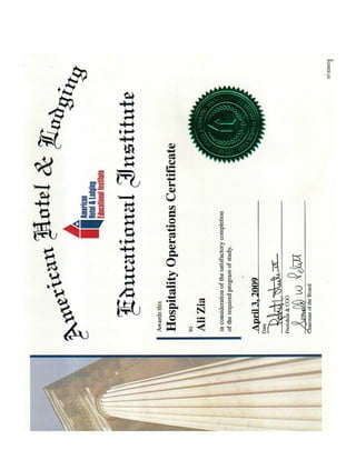 ali zia cv with credentials (3) | PDF