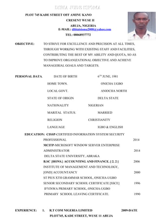 isioma cv-2014 | DOC