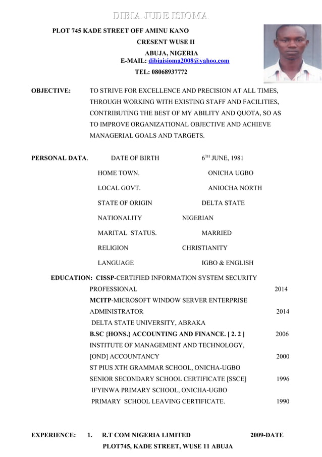 isioma cv-2014 | DOC