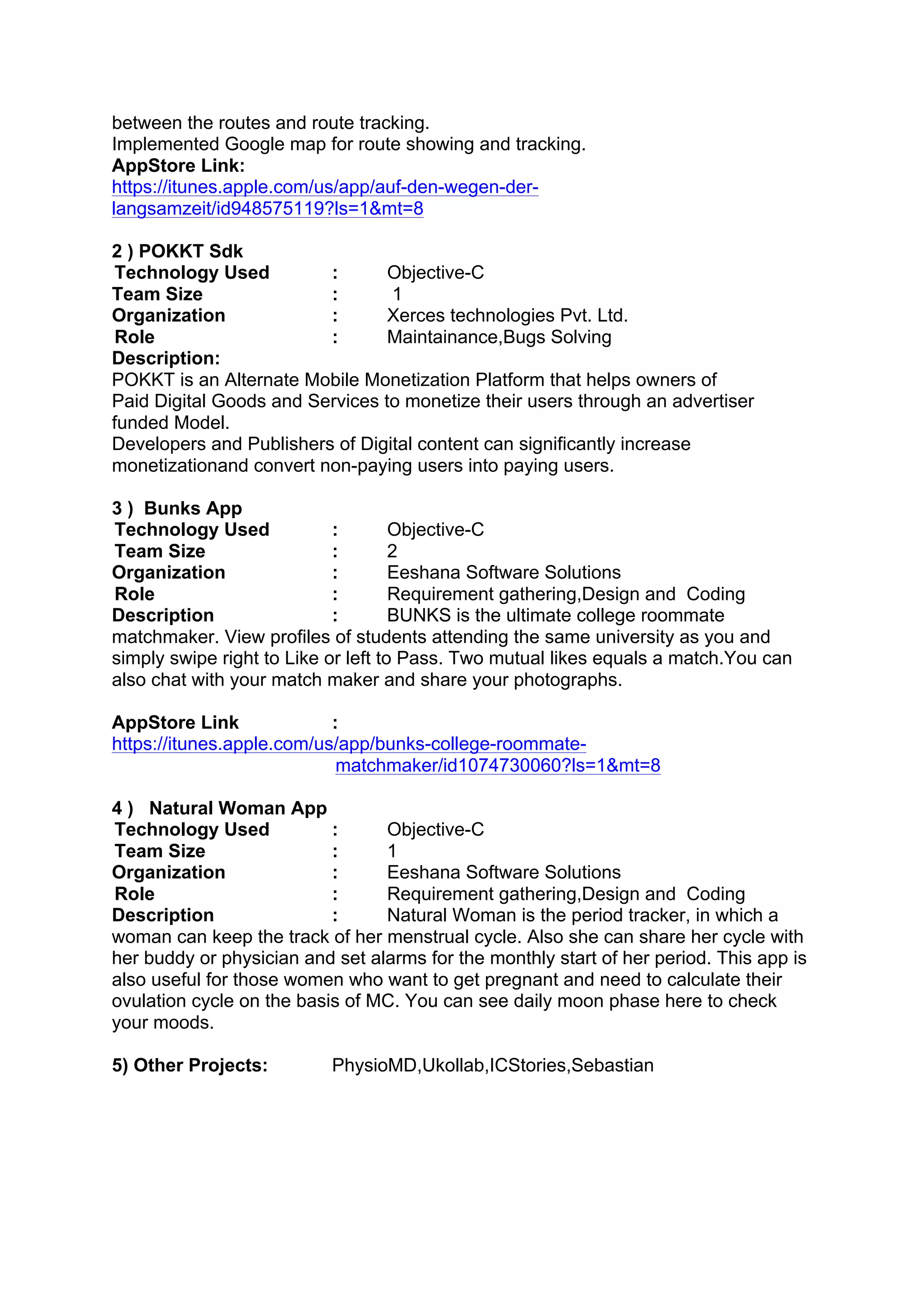 Prajakta Kulkarni (iPhone Developer) | PDF