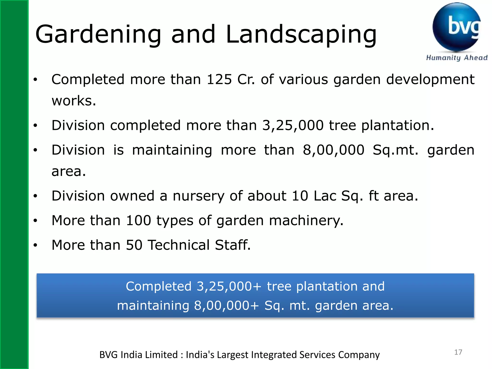BVG-GROUP-PRESENTATION-31-Jan-2016 | PPTX | Environmental Services ...