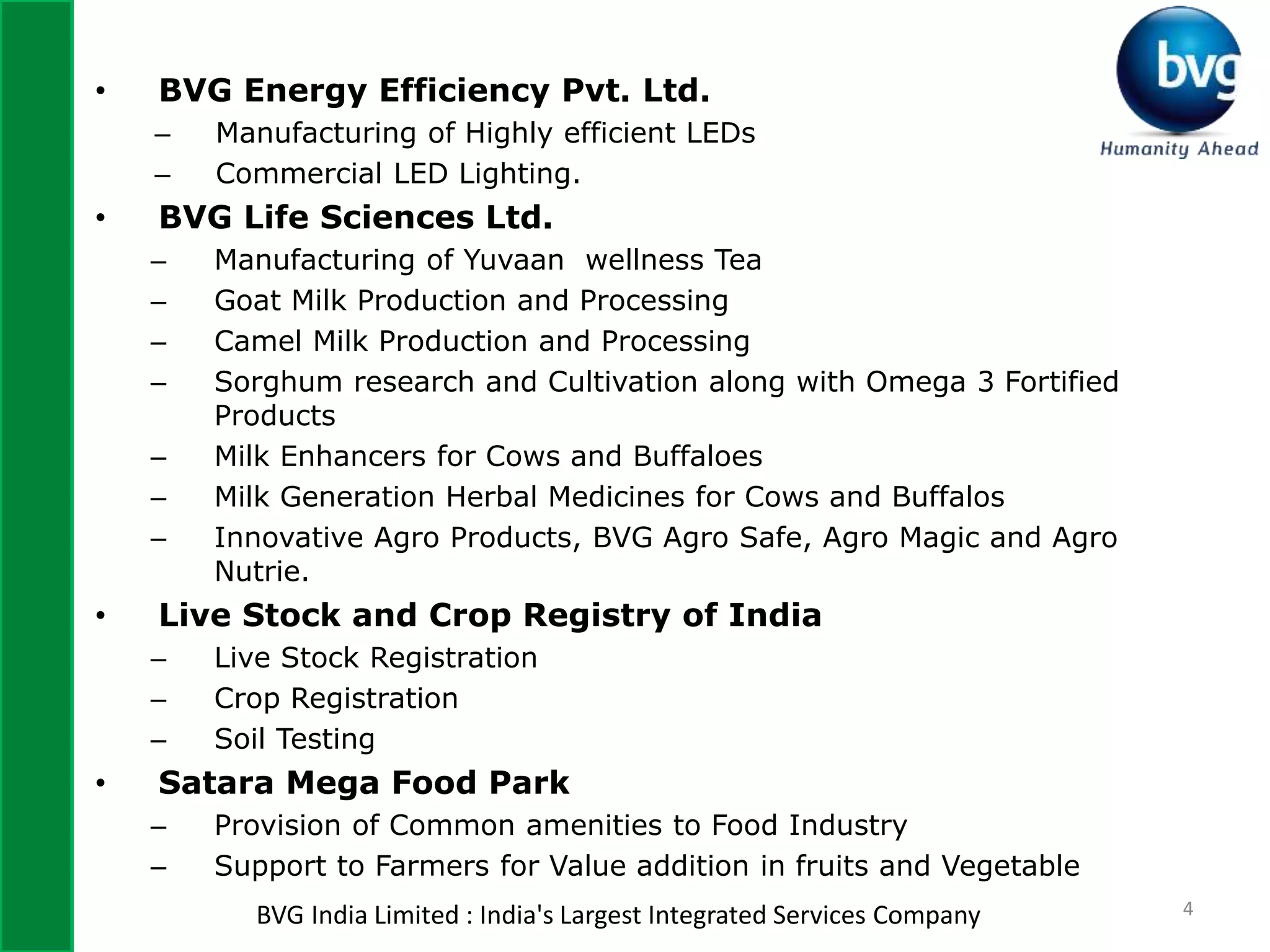 BVG-GROUP-PRESENTATION-31-Jan-2016 | PPTX