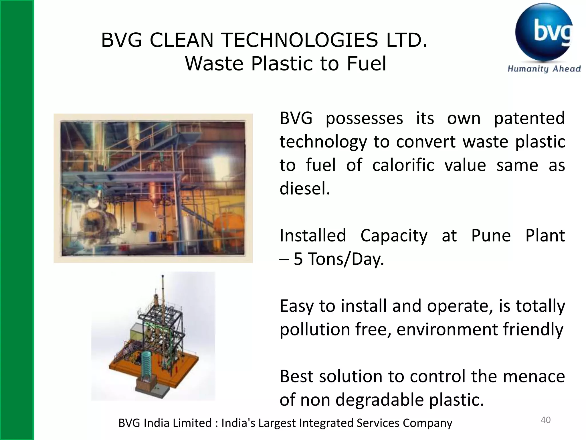 BVG-GROUP-PRESENTATION-31-Jan-2016 | PPTX | Environmental Services ...