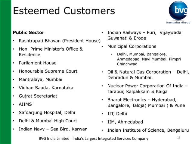 BVG-GROUP-PRESENTATION-31-Jan-2016 | PPTX | Environmental Services ...