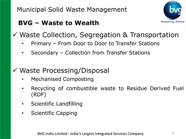 BVG-GROUP-PRESENTATION-31-Jan-2016 | PPTX | Environmental Services ...
