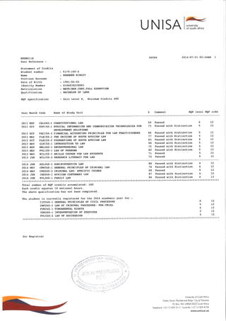 BB Academic Transcripts | PDF